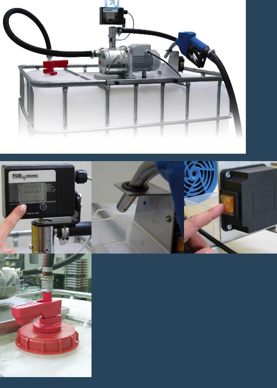 Elektriska olja dieselpumpar AD-Blue maskin kit - Scandinavian Tools